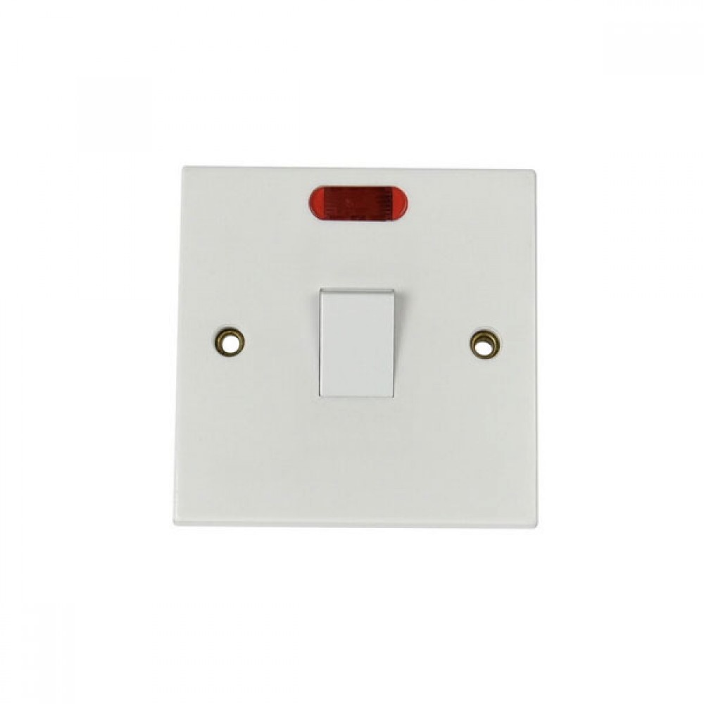 Powermaster 20amp Double Pole Switch Neon | MD O Shea & Sons