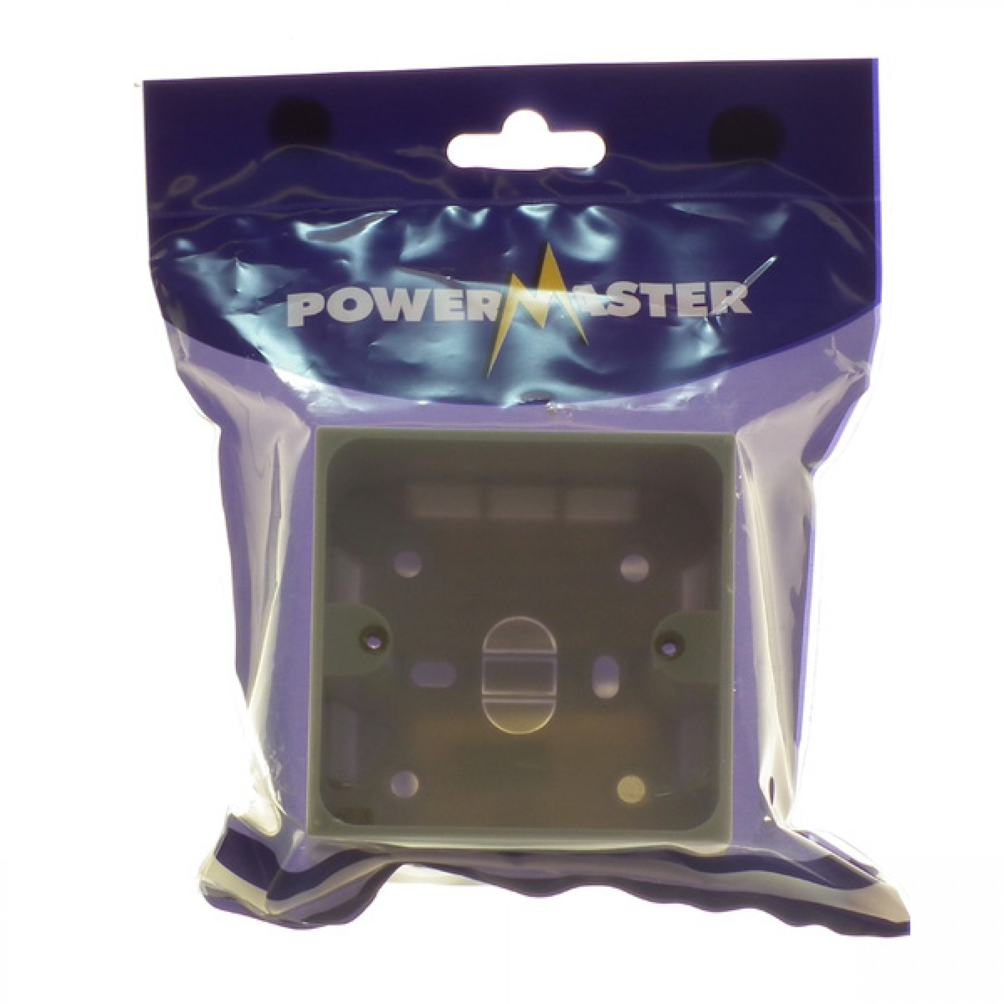 Powermaster 1 Gang 47mm Surface Pattress Box | MD O Shea & Sons