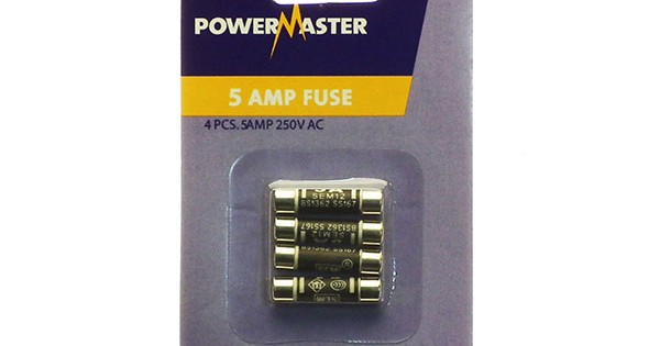 Powermaster 5amp Plug Fuse (4) 1521-02 | MD O Shea & Sons