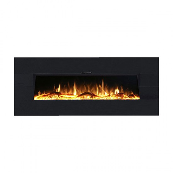 Zara 50" Black Wall Hung Electric Fire | MD O Shea & Sons