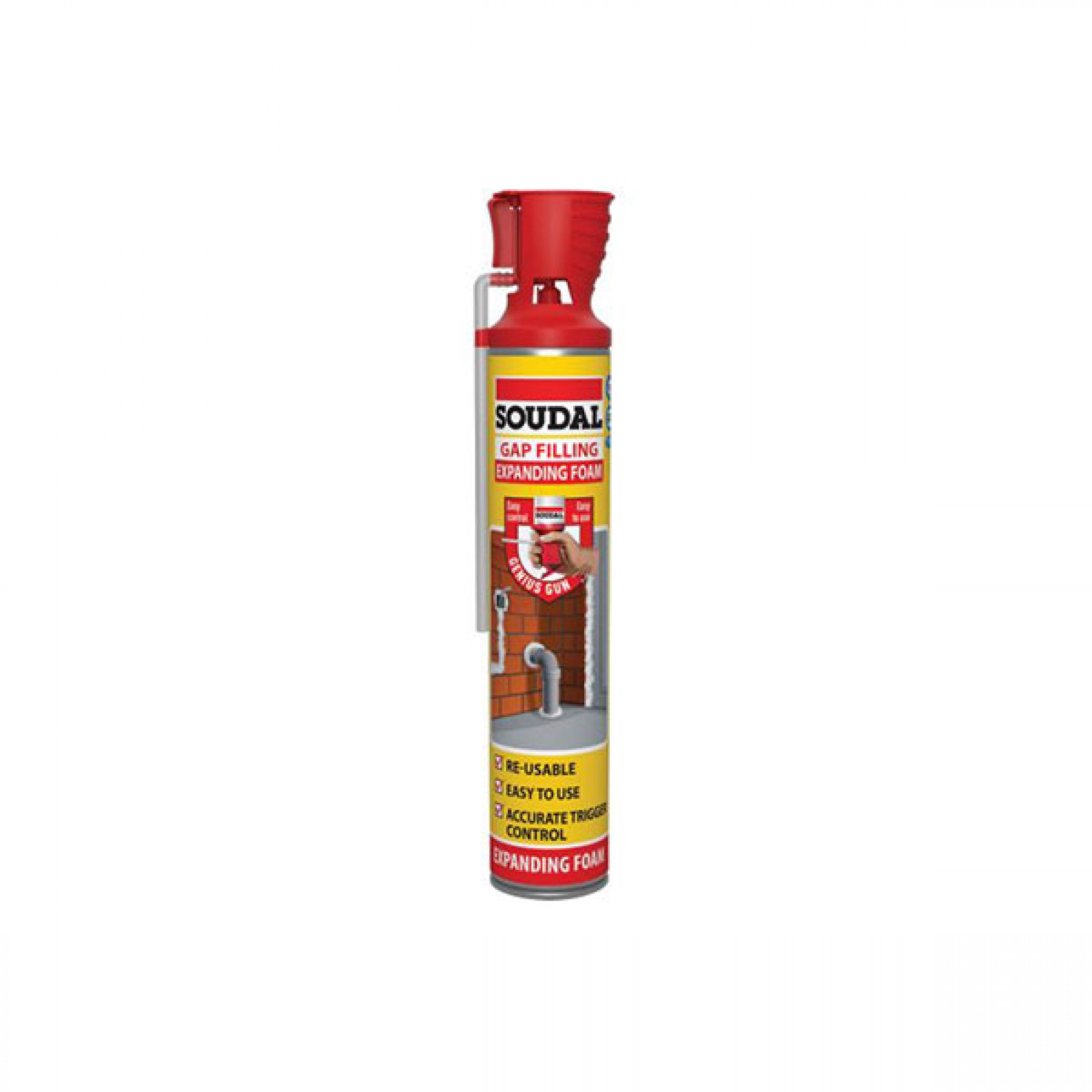 Soudal Gap Filler Expanding Foam Genius Gun | MD O Shea & Sons