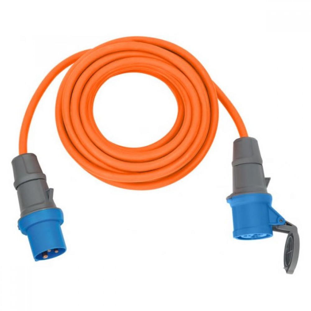 Orange CEE extension cable | 10m | Ip44 | 230v/16a | MD O'Shea & Sons