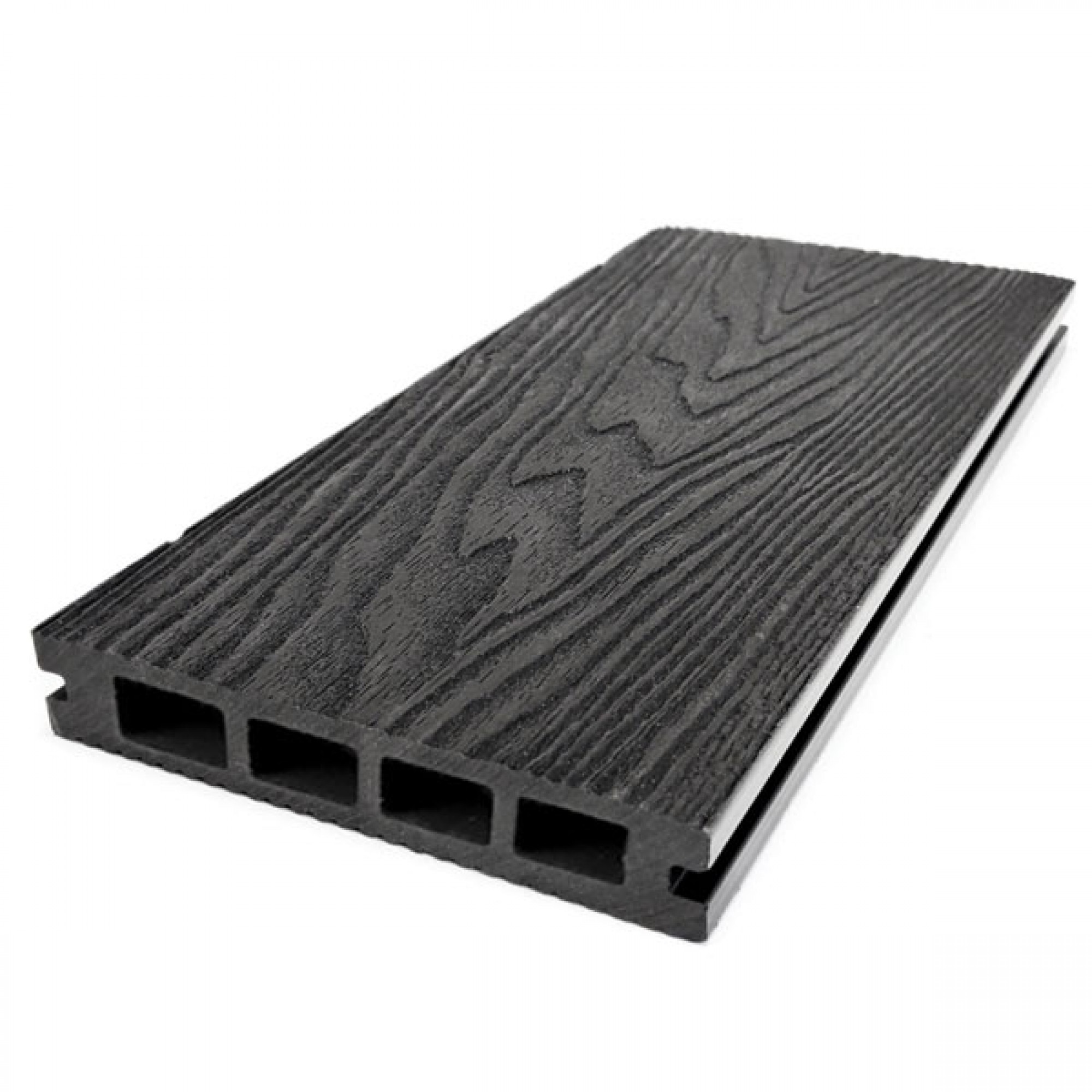 Montana Composite Woodgrain Decking Board | Charcoal | 135mm X 25mm X 3 ...