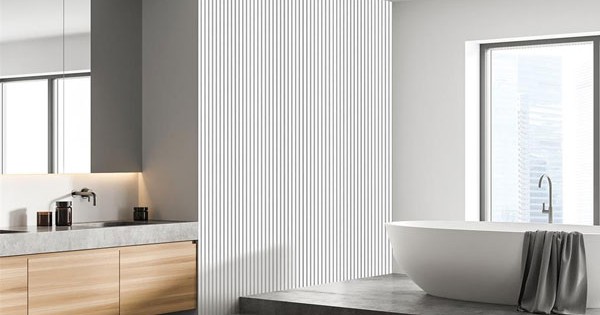 Unika Acoustic Panel | 2.44m x 600mm x 22mm | White