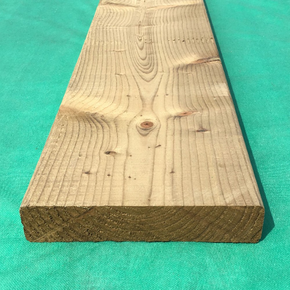 225mm X 44MM | 9" X 2" | Treated White Deal Rough Timber