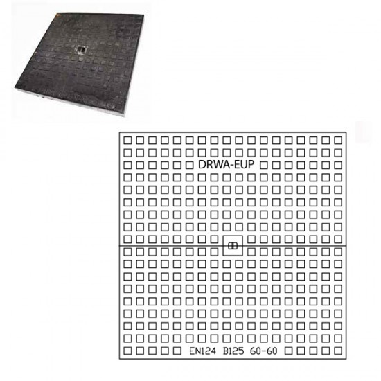 Square Access Manhole Cover 400x400mm B125 MD O Shea Sons Square Access Manhole Cover 400x400mm B125 MD O Shea Sons