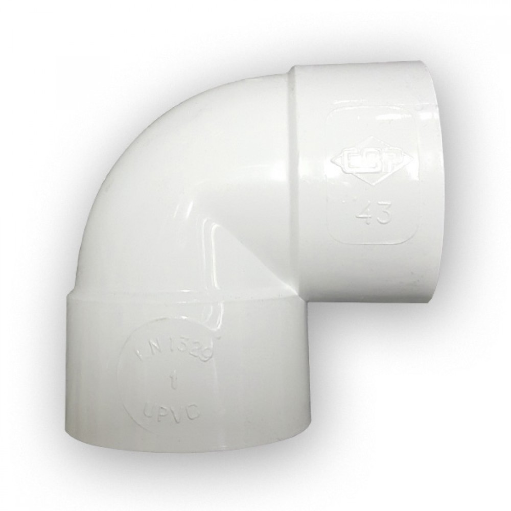 50mm 90d Bend Waste Pipe
