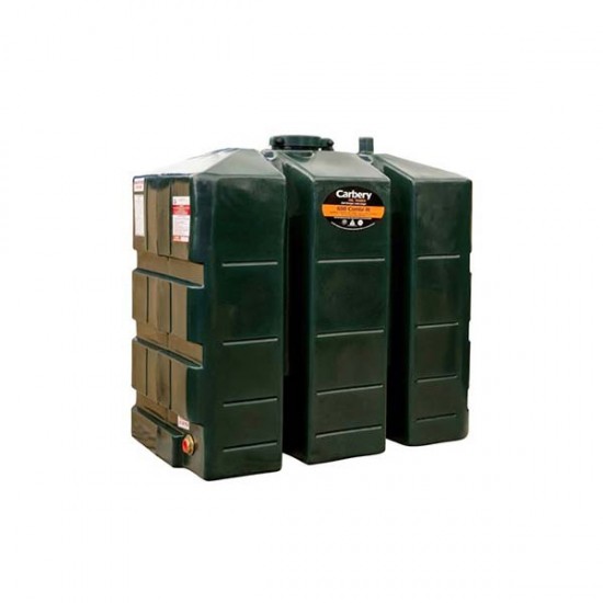 Carbery 650L Rectangular Single Skin Plastic Oil Tank | 650 Litre