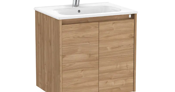 Roca Tenet 60cm Unit Basin Walnut