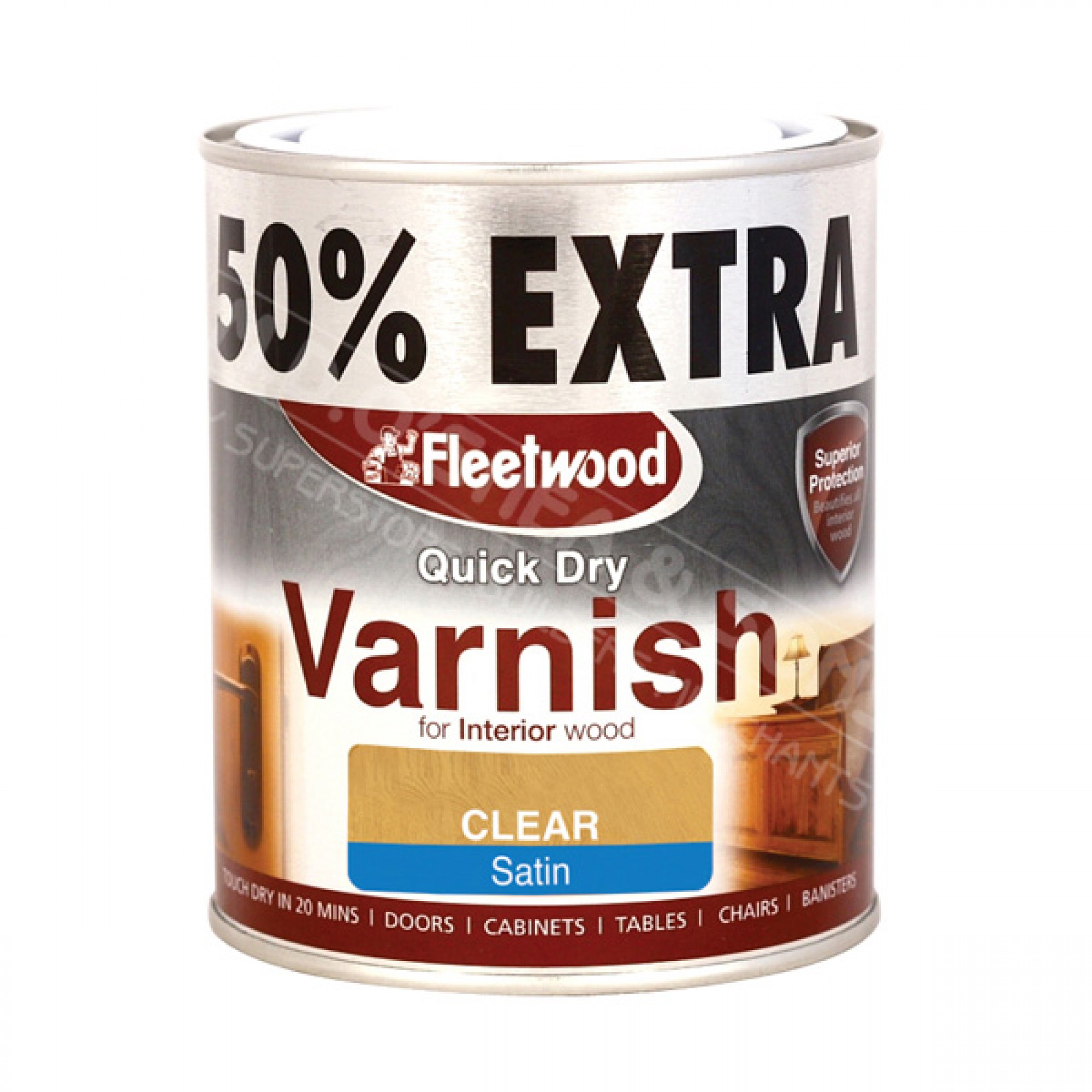Fleetwood Varnish Clear Satin | Size Options | MD O'Shea & Sons