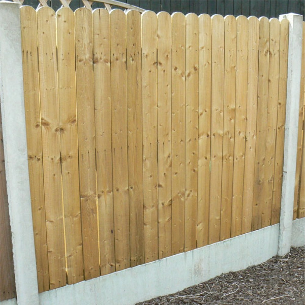 Sheerans 6ft x 6ft Closed Fence Panel | Round Top | MD O' Sheas & Sons ...