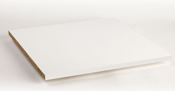 Finsa White Matt Edged Panel | 2440 X 600 X 18mm