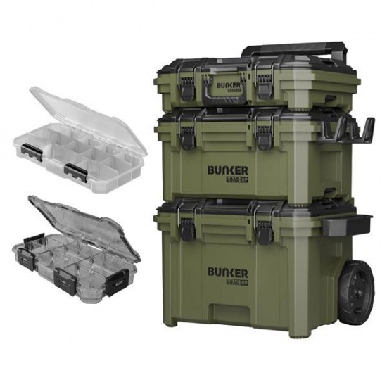 Bunker Load Up 9 Piece Rolling Tool Box | 31644