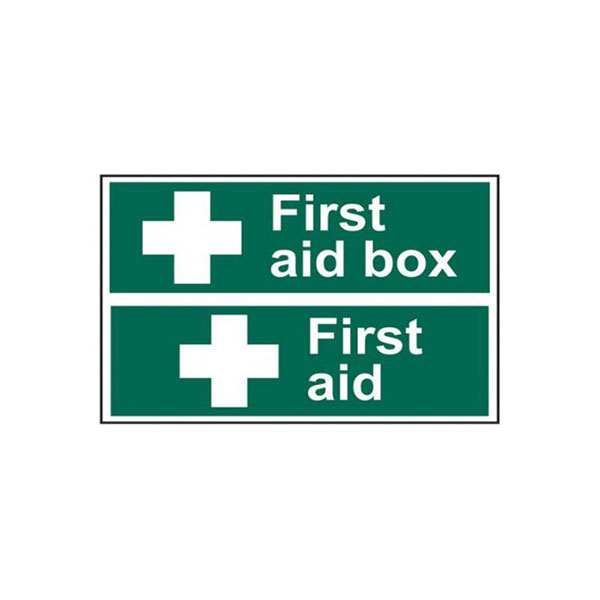 Scan First Aid/First Aid Box Sign 300 x 200mm | MD O Shea & Sons