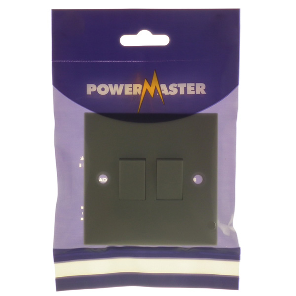 Powermaster 2 Gang 2 Way Light Switch 1434-02 | MD O Shea & Sons