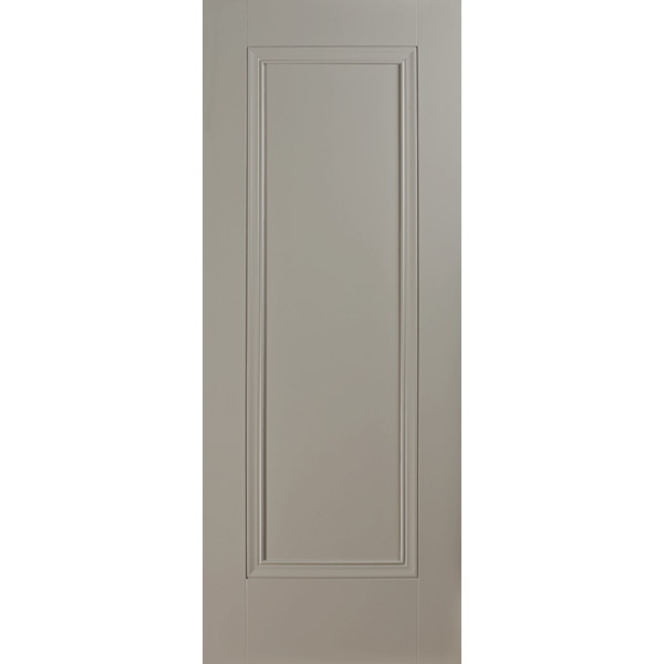 Doras Prague 1 Panel Door Painted Silk Grey