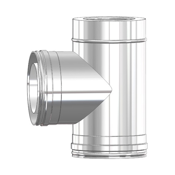 System 2 Twinwall Insulated 90° Tee | 150mm | MD O'Shea & Sons