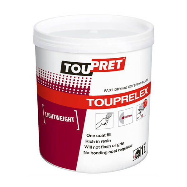 Toupret Touprelex Exterior Filler 1L | MD O Shea & Sons