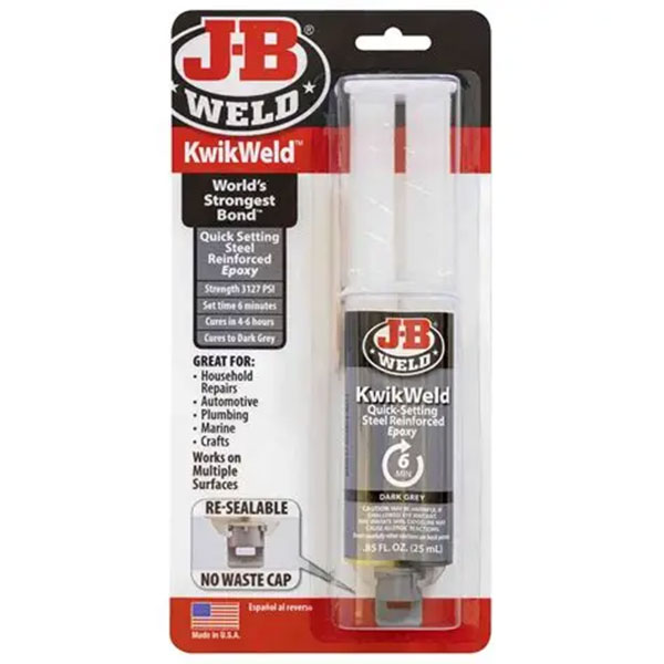 Jb Weld Kwik Weld Syringe Sets 6 Min 25ml